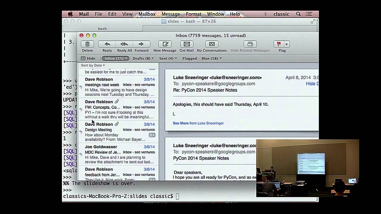 Mike Bayer: Introduction to SQLAlchemy - PyCon 2014