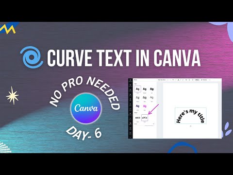 Curve Text in Canva | Logo, Badge, Circular Text Design