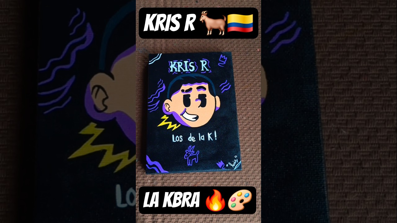 Painting 🔥🎨 KRIS R 🐐🇨🇴 @krisroficial #art #drawing #art #krisr #colombia #trap #viral #drawing