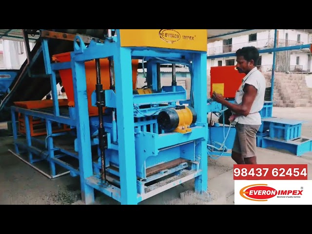 Stationary Type Concrete Block Making Machine - Stationary Concrete ...