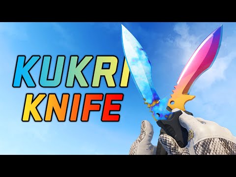CS2 Kukri Knife Animations and All Skins - Kukri Knife Skins CS2