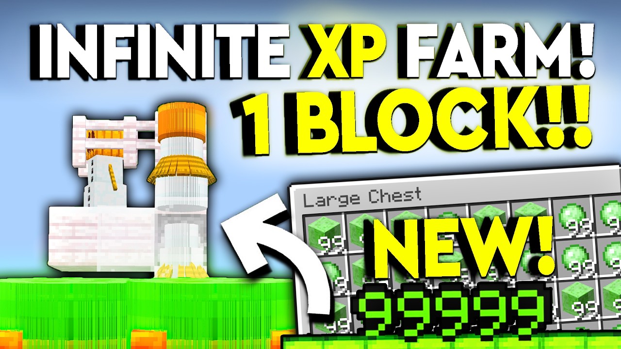 BEST 1.21 INFINITE XP SLIME FARM Minecraft Tutorial Only 30s ...