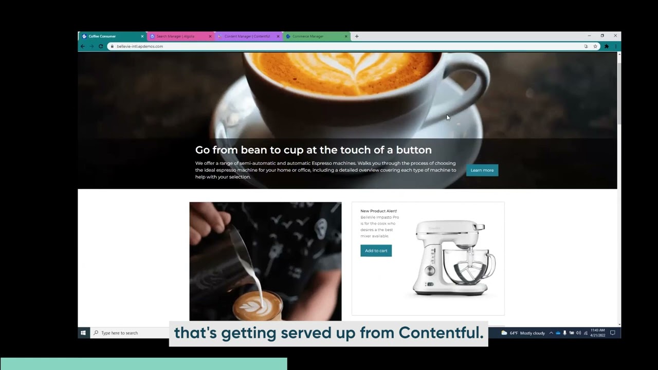 All Demo, No Pitch: Composable Commerce with Algolia & Contentful
