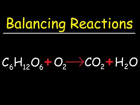 How To Balance C6H12O6 + O2 = CO2 + H2O - Cellular Respiration & Photosynthesis