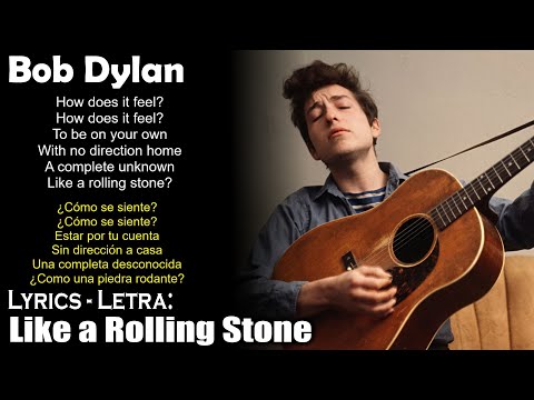 Bob Dylan - Like a Rolling Stone (Lyrics Spanish-English) (Español-Inglés)