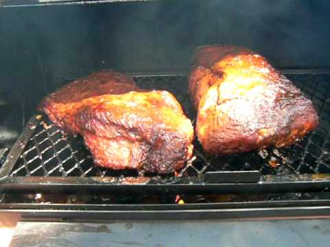 Brisket and Pork Shoulder