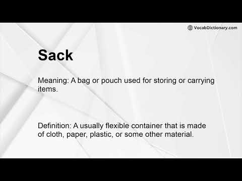 Sack Meaning