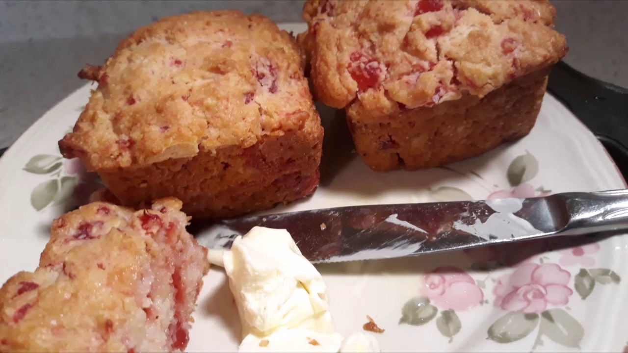 Strawberry Cornbread  Muffin