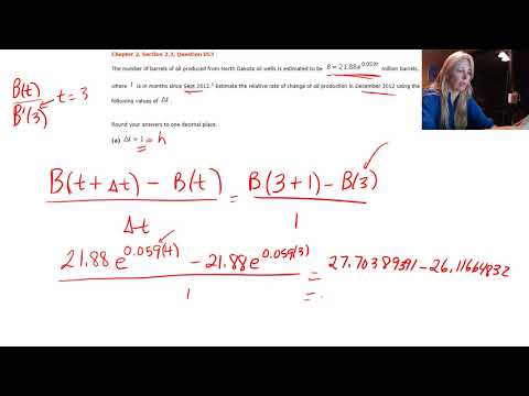 MAT1193 2.3 HW #53 Barrels of Oil