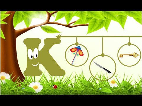 Learn Alphabet K | Toddler Words | Words That Start With K | Learning Alphabets For Kids