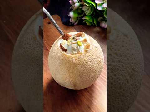 Try This Simple Muskmelon Milkshake | Muskmelon Milkshake #youtubeshorts #viral #tranding