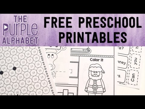 FREE Holiday PRESCHOOL Activities