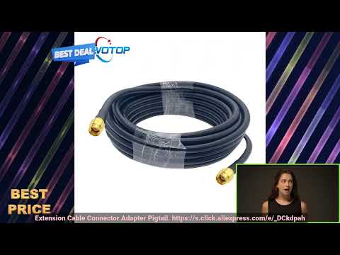 1005001759765212 1M 2M 5M 10M 20M SMA Male to SMA Male RG58 50ohm Coaxial Cable SMA Plu
