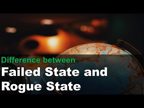 Difference between Failed State and Rogue State - Key Concepts in International Relations-PSIR & NET