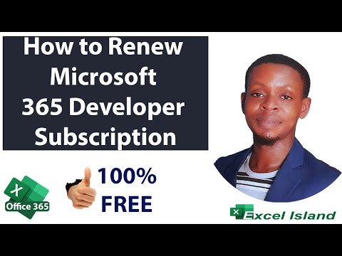 How to Renew Microsoft 365 Developer Subscription for FREE