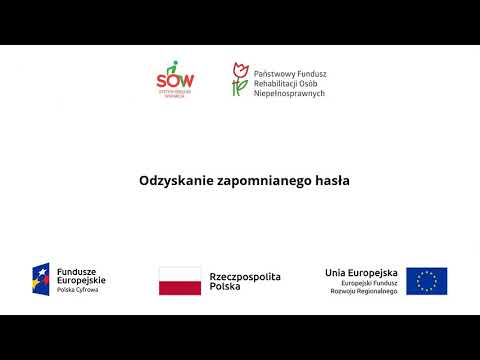 Obsługa SOW – Turnusy rehabilitacyjne – moduł Organizatora. Logowanie do systemu SOW.