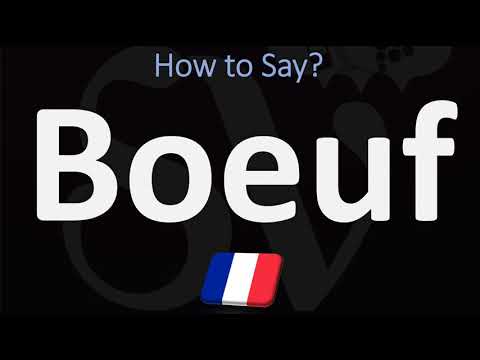 How to Pronounce Boeuf? | How to Say ‘BEEF’ in French?