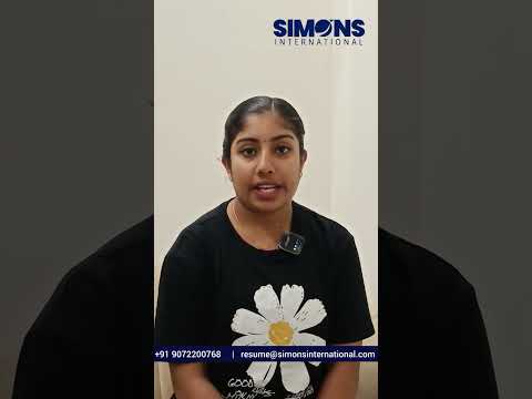 Staff Nurse at Saudi German Hospital, Saudi Arabia | Jaisna Siby | #SimonsInternational