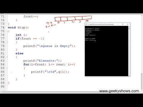 Learn Program Queue using Array in Data Structure Hindi - Mind Luster