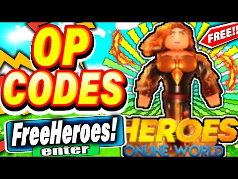ALL NEW *SECRET* UPDATE CODES in HEROES ONLINE WORLD CODES! (Roblox Heroes Online World Codes)