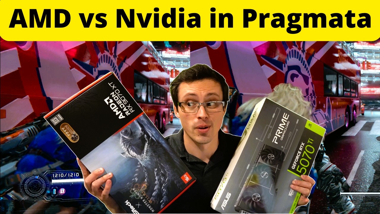 RX 9070 XT vs RTX 5070 Ti in Pragmata (Also RTX 5090 testing)