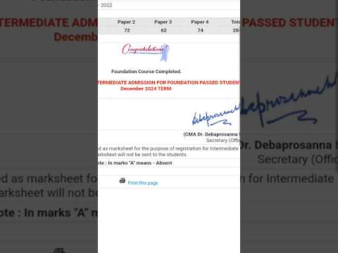 unexpected๐ฑ cma foundation dec 2024 result #cma #icmai cma foundation december 2024 result reaction๐