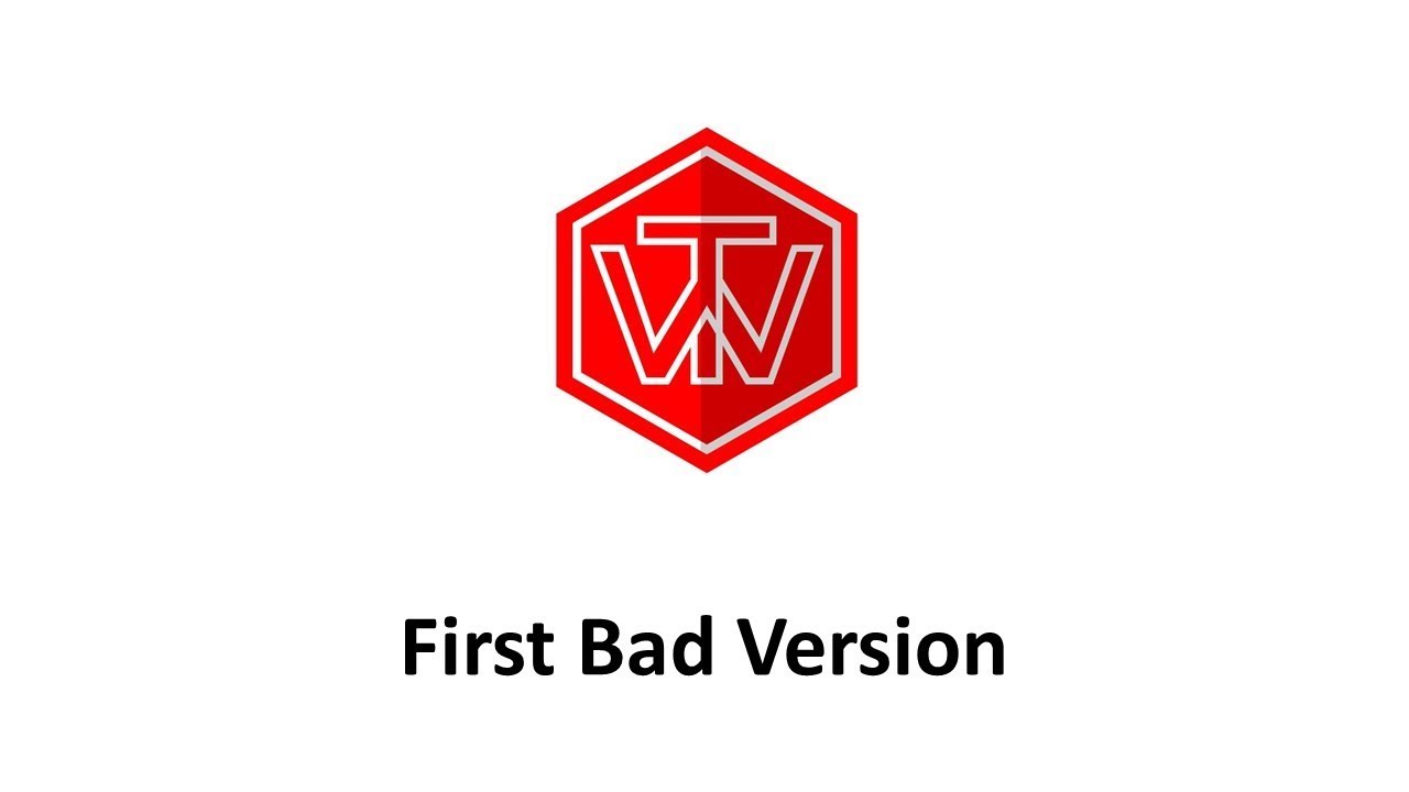 First Bad Version | LeetCode 278 | Facebook Coding Interview Tutorial