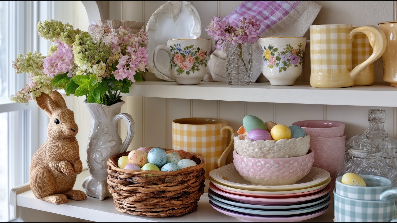 Cozy Easter Home Tour 2026 | Shabby Chic & Farmhouse Spring Decor Ideas