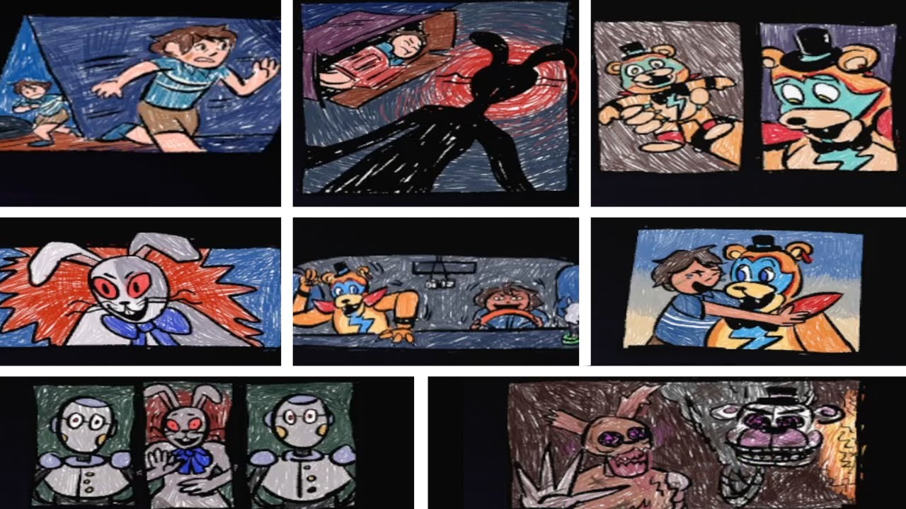 ANALYZING ALL NEW SECRET GREGORY COMICS - FNAF Security Breach Ruin