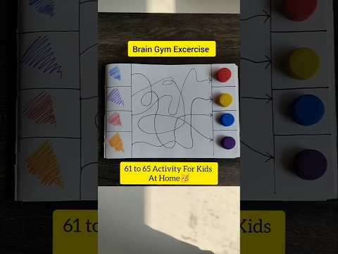 61 to 65 Activity for kids/ Brain gym Activity 🥳 #activity #braingames #homeschooling #montessori