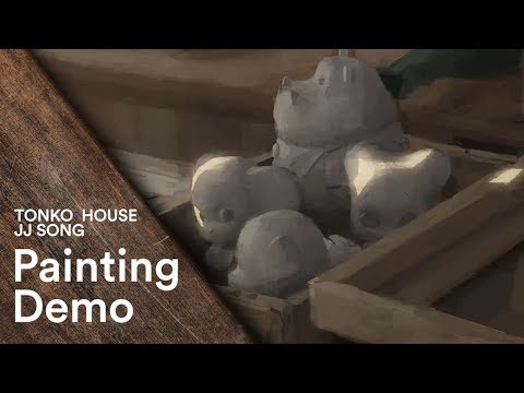 Photoshop: JJ Song's Still Life Digital Painting ー Sculptures | Tonko School