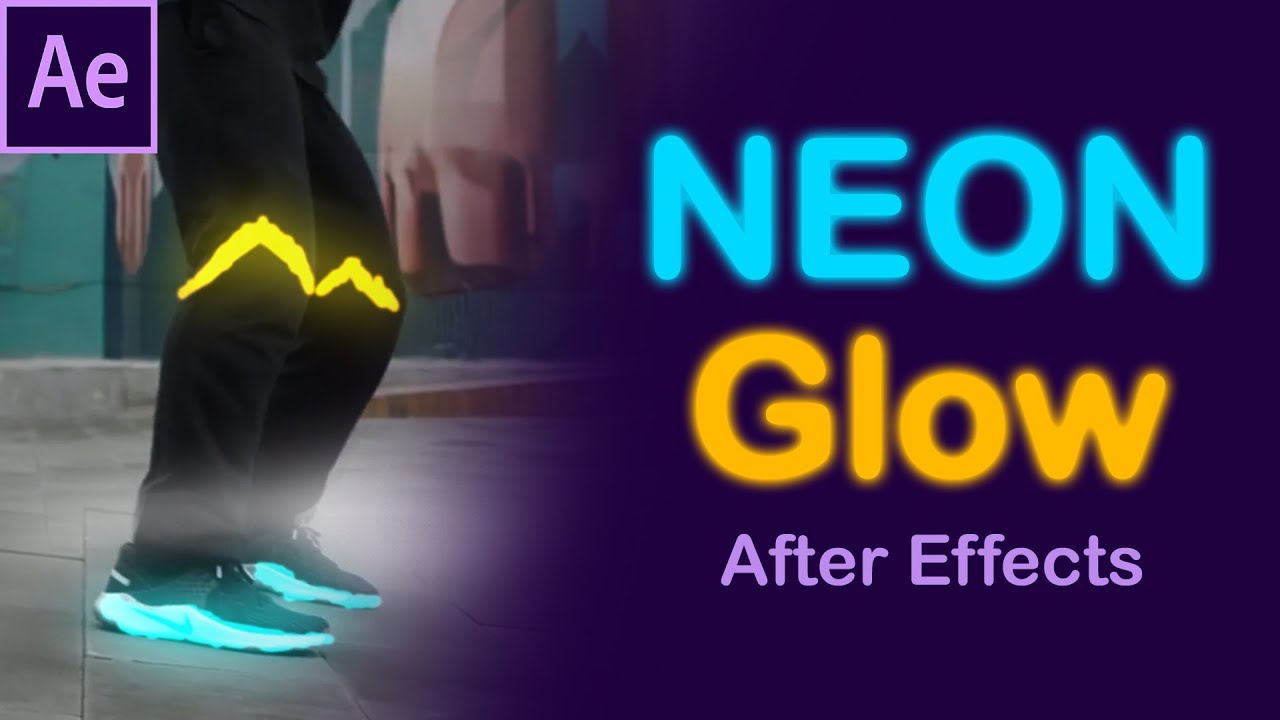 Neon Glow effect | After effects | Glow Effect | Tutorial For Beginners | Glowing Scribbling Effect