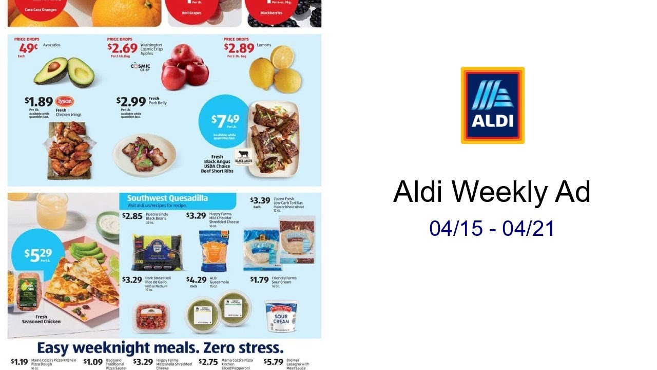 Aldi Weekly Ad 04/15 - 04/21