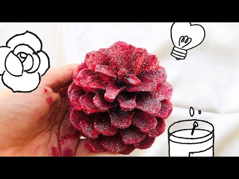 Paint with me ( diy pine cone ) #shorts