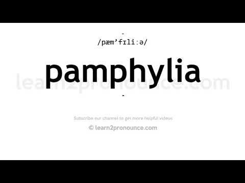 How to pronounce Pamphylia | English pronunciation