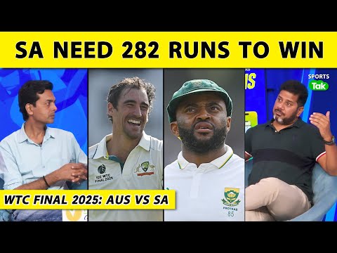 🔴WTC FINAL: Australia ने जीत के लिए SA को दिया 282 का Target, Starc के 58* I Aus vs SA I Day 3