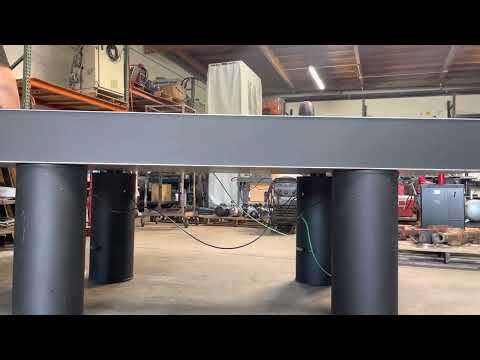 ThorLabs 8ft x 4ft Optical Research Breadboard Table w/ Pneumatic Legs 8” x 4’