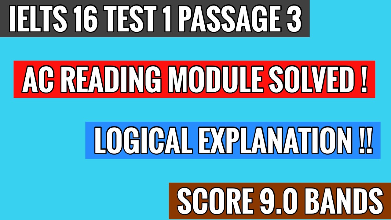 IELTS Cambridge 16 Test 1 Passage 3 AC Reading with logical explanation I The Future of Work