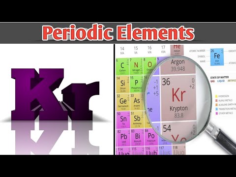 Krypton element | Periodic Elements