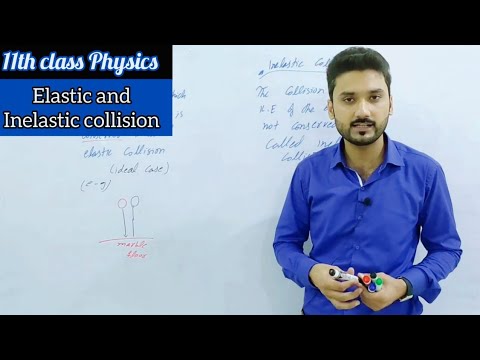 Elastic collision and Inelastic collision | class 11 physics | Mechanics|BS physics|physics ka safar