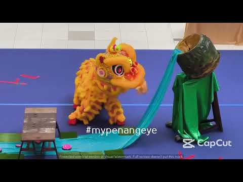 Lion Dance EXTREME Stunts at Penang Championship! 😱🦁 | Sunshine Central Mall 2024
