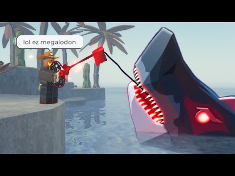 How To EASILY Spawn The MEGALODON In FISCH Roblox