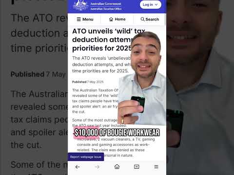 Wildest deductions the ATO see
