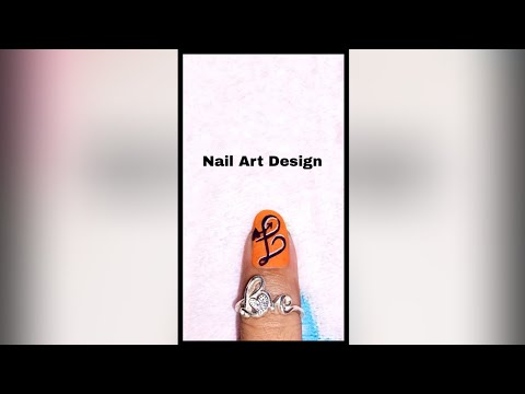 J letter nail art #nailart #shorts #easynailart #nailarttutorial #youtubeshorts #shortvideo #nails