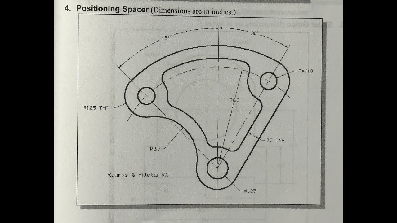 AUTOCAD POSITIONING SPACER