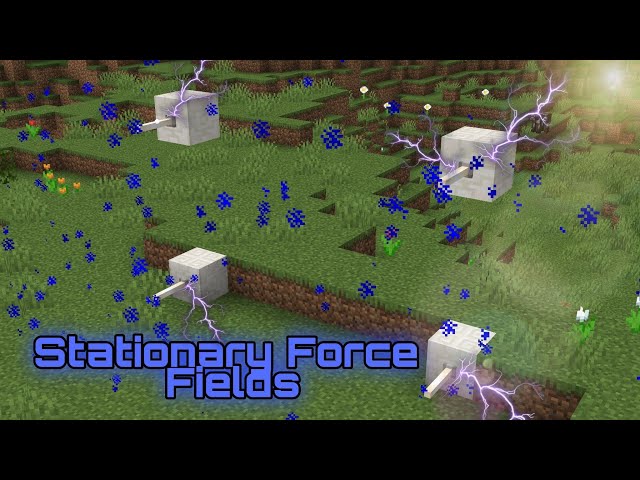 Handheld & Stationary Force Fields! Minecraft Data Pack