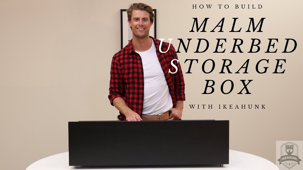 How to Assemble IKEA MALM Underbed Storage Box