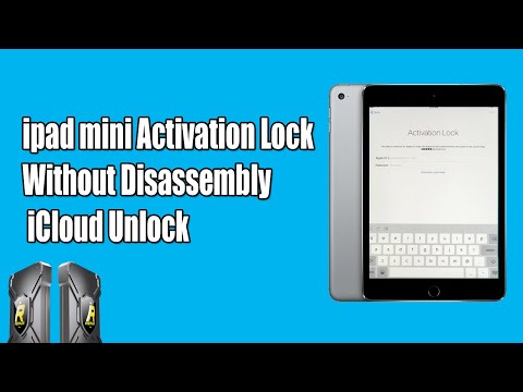 iPad mini A1432 Activation Lock Without Disassembly iCloud Unlock With iRepair P10 DFU Box LifeTime
