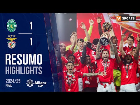 Resumo: Sporting 1-1 Benfica [6-7 após G.P.] (Taça da Liga 24/25 - Final)