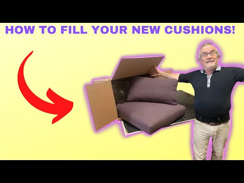 HOW TO FILL YOUR NEW CUSHIONS!